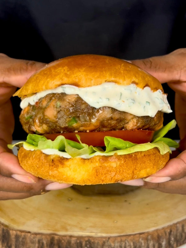 Jerk Salmon Burgers - typhaniecooks